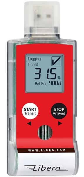 Data Loggers: ELPRO LIBERO THi1-Y 25°C to +70°C Temp./RH USB Data ...
